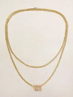SUZANNE KALAN 18-karat Diamond Necklace