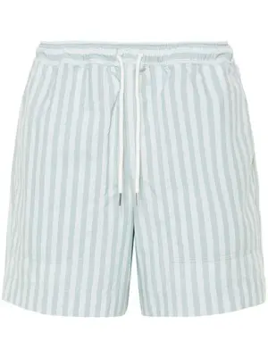 Maison Kitsune Striped Shorts For Men