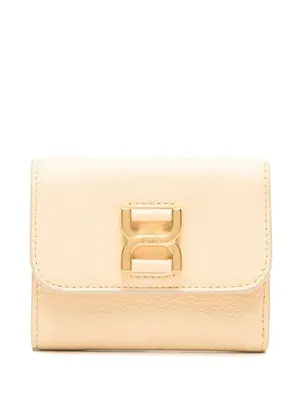Chloé Tri-fold Leather Wallet - Yellow