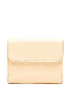 Chloé Tri-fold Leather Wallet - Yellow