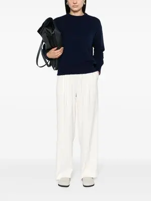 SAMSOE SAMSOE Julia Straight-leg Trousers - Neutrals