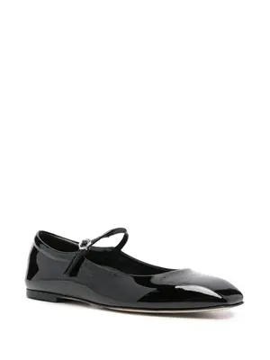 AeydĒ Uma Leather Ballerinas - Black