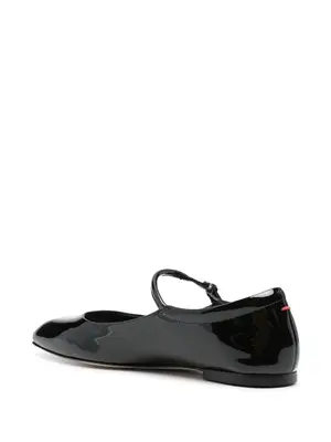 AeydĒ Uma Leather Ballerinas - Black