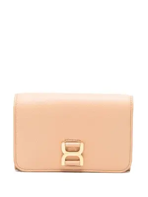 Chloé Tri-fold Leather Wallet - Neutrals