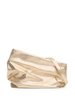 Marsèll Fantasmino Asymmetric Leather Clutch - Gold