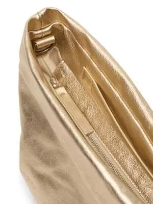 Marsèll Fantasmino Asymmetric Leather Clutch - Gold