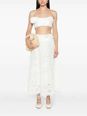 Zimmermann Ottie Flared Midi Skirt