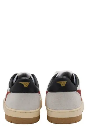 Gola Hawk Leather Sneaker - White/red Ochre/black