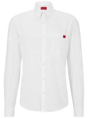 Hugo Logo-appliqué Cotton Shirt