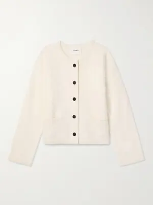 LISA YANG Kiana Brushed-cashmere Cardigan