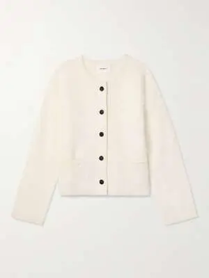 LISA YANG Kiana Brushed-cashmere Cardigan