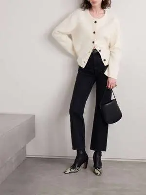 LISA YANG Kiana Brushed-cashmere Cardigan