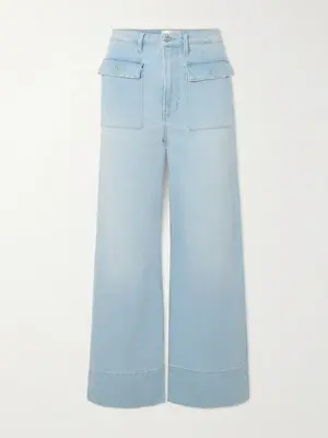 FRAME The 70s Cropped Wide-leg Jeans