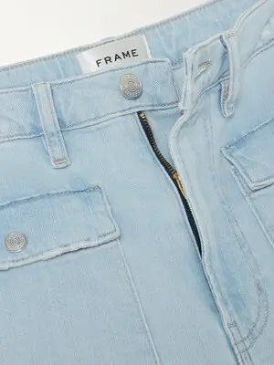 FRAME The 70s Cropped Wide-leg Jeans