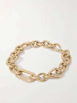 Cult Gaia Reyes Brushed Gold-tone Necklace
