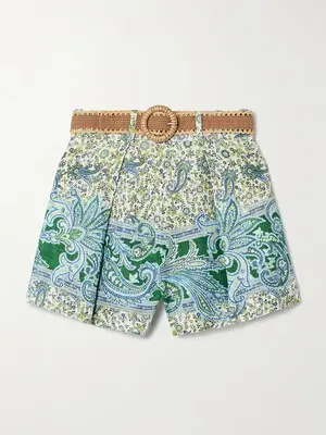 Zimmermann Paisley Shorts For Women