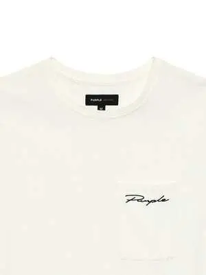 PURPLE BRAND Script Pocket T-shirt