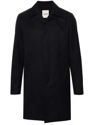 Sandro Waterproof Technical Fabric Raincoat - Blue