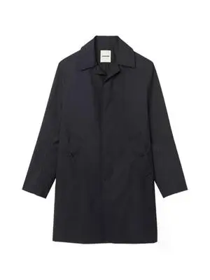 Sandro Waterproof Technical Fabric Raincoat - Blue