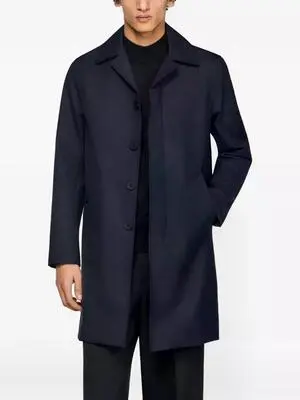 Sandro Waterproof Technical Fabric Raincoat - Blue