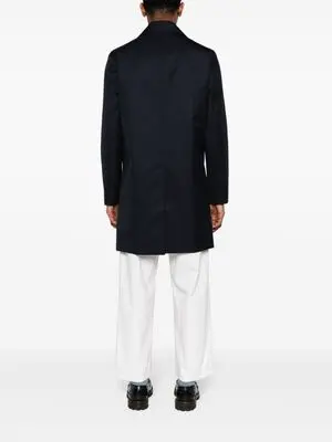 Sandro Waterproof Technical Fabric Raincoat - Blue