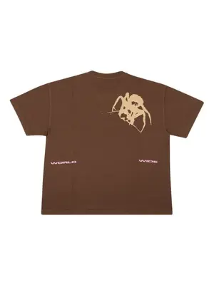 SP5DER Graphic Print Cotton T-shirt