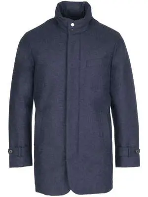 NORWEGIAN WOOL Down-lined Virgin Wool Coat