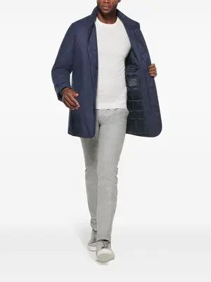 NORWEGIAN WOOL Down-lined Virgin Wool Coat