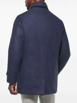 NORWEGIAN WOOL Down-lined Virgin Wool Coat