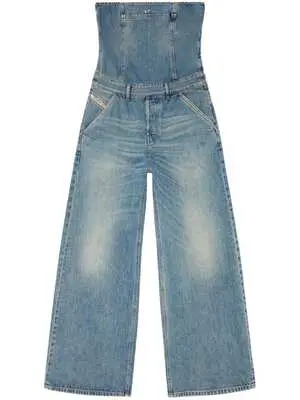 DIESEL De-bride Denim Jumpsuit