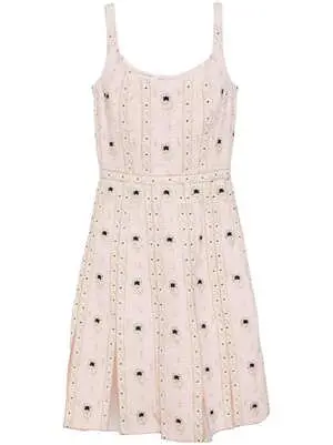 Giambattista Valli Embroidered Mini Dress - Pink