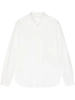 FORME D'EXPRESSION Collarless Cotton Shirt
