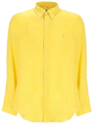 Men's Yellow Linen Shirts