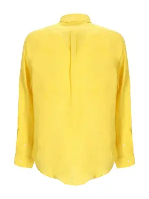 Polo Ralph Lauren Polo Pony Linen Shirt - Yellow