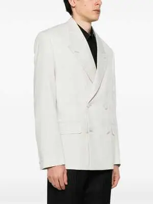 Givenchy Double-breasted Wool Blazer - Neutrals