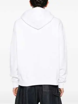 Off-White Big Bookish Skate Cotton Hoodie - White