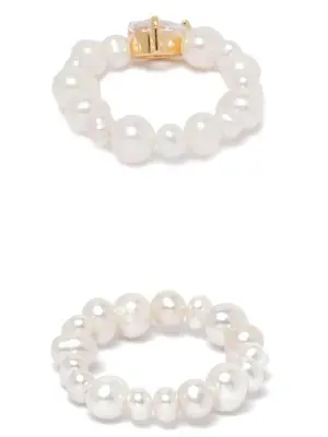 Completedworks The Exposure Of Time Pearl Ring Set