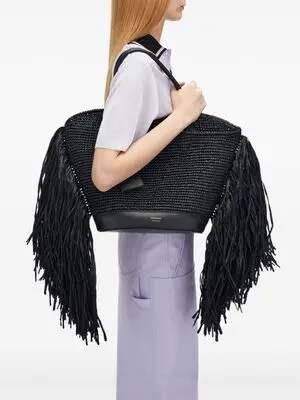 FERRAGAMO Raffia Tote Bag