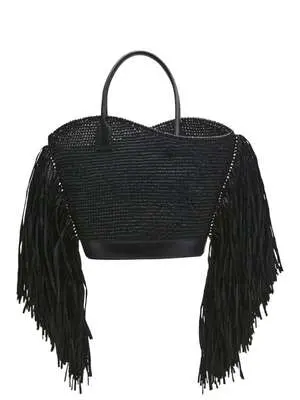 FERRAGAMO Raffia Tote Bag
