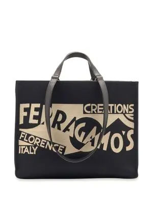 FERRAGAMO Medium Tote Bag - Black