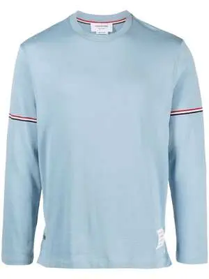 Thom Browne Rwb-stripe Cotton T-shirt