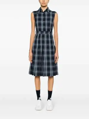 Thom Browne Plaid Shirtdress