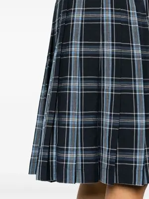 Thom Browne Plaid Shirtdress