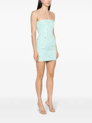 Giuseppe Di Morabito Rhinestoned Strapless Mini Dress