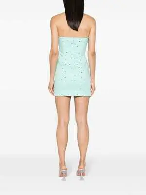 Giuseppe Di Morabito Rhinestoned Strapless Mini Dress