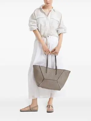Brunello Cucinelli A-line Cotton Maxi Skirt