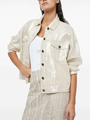 Brunello Cucinelli Coated-finish Cotton Jacket