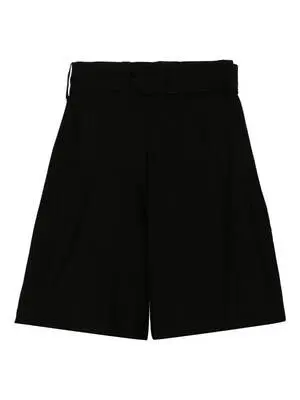 Y’s Belted High-waisted Shorts