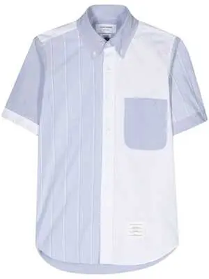 THOM BROWNE Colour-block Button-down Shirt