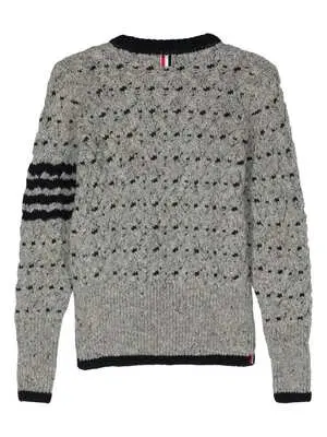 Thom Browne 4-bar Cable-knit Jumper